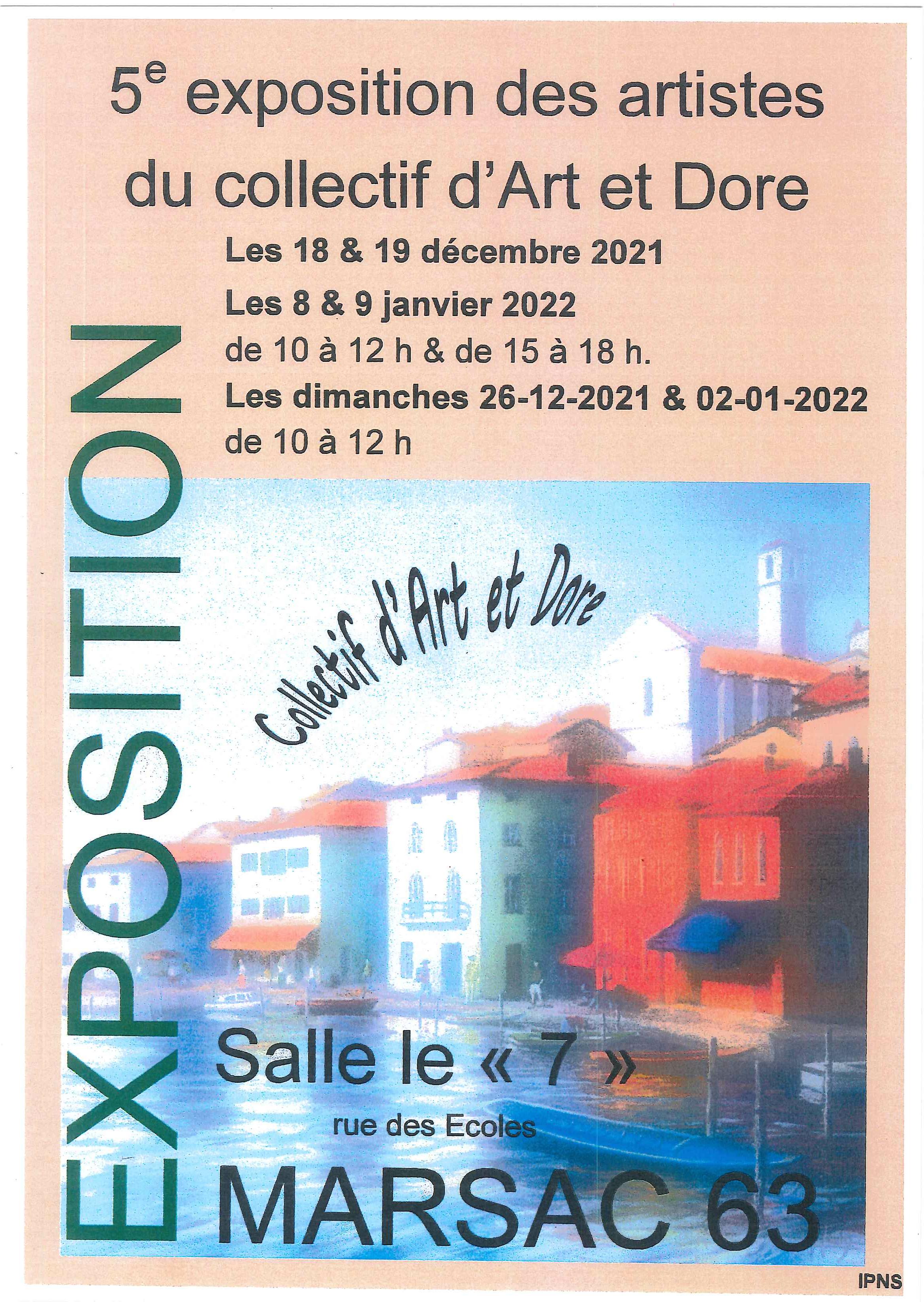 Le collectif d’Art et Dore expose à Marsac-en-Livradois en décembre et ...